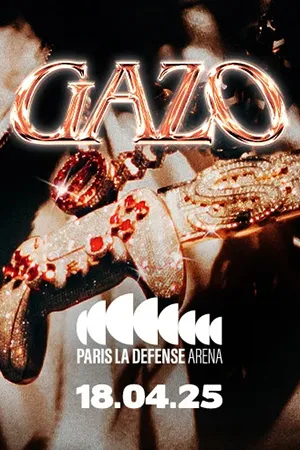 Gazo en concert à Paris La Défense Arena le 18 avril 2025