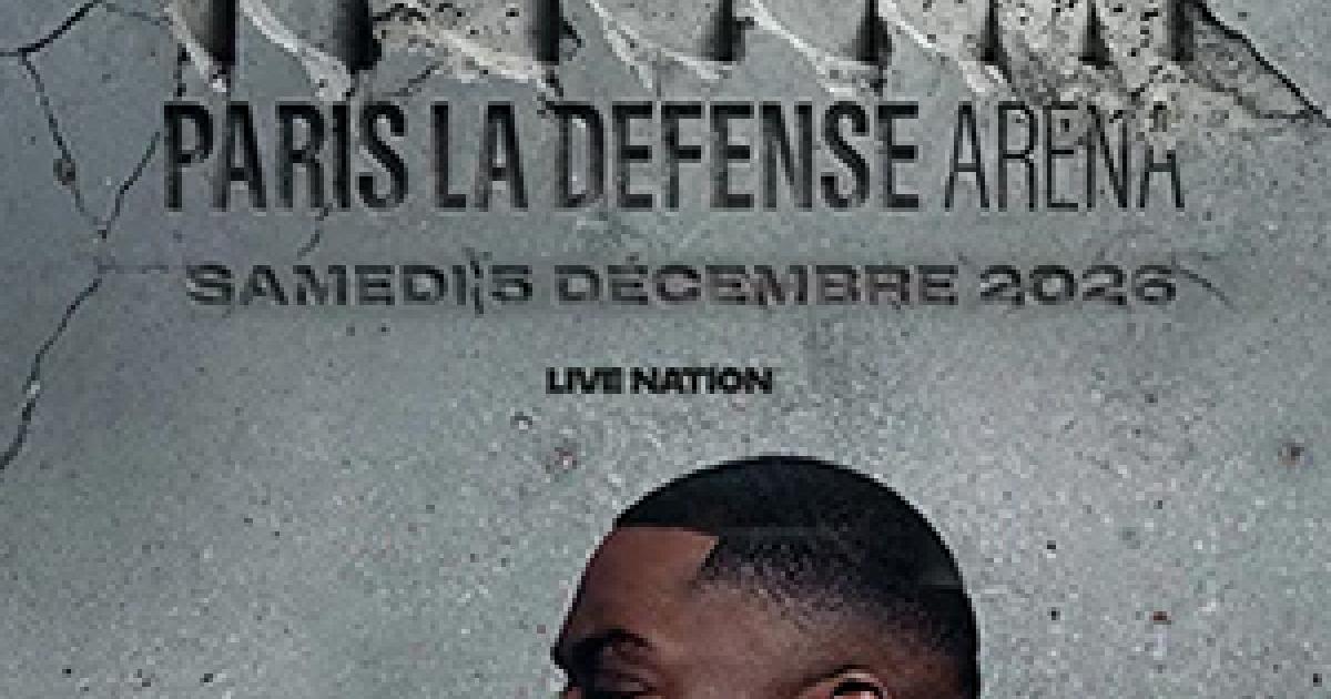 Joé Dwèt Filé en concert à Paris La Défense Arena le 5 décembre 2026